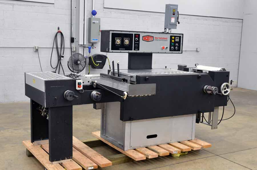 Lot #46: 2005 Scott Ten Thousand Automatic Plastic Index Tab Machine ...